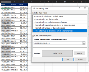 How to Highlight Odd or Even Dates in Excel for Better Data ...